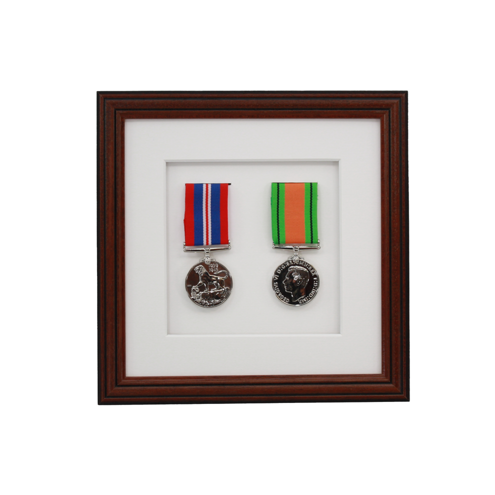 Military Medal display Frame for two Medals | Traditional Style Frame ...