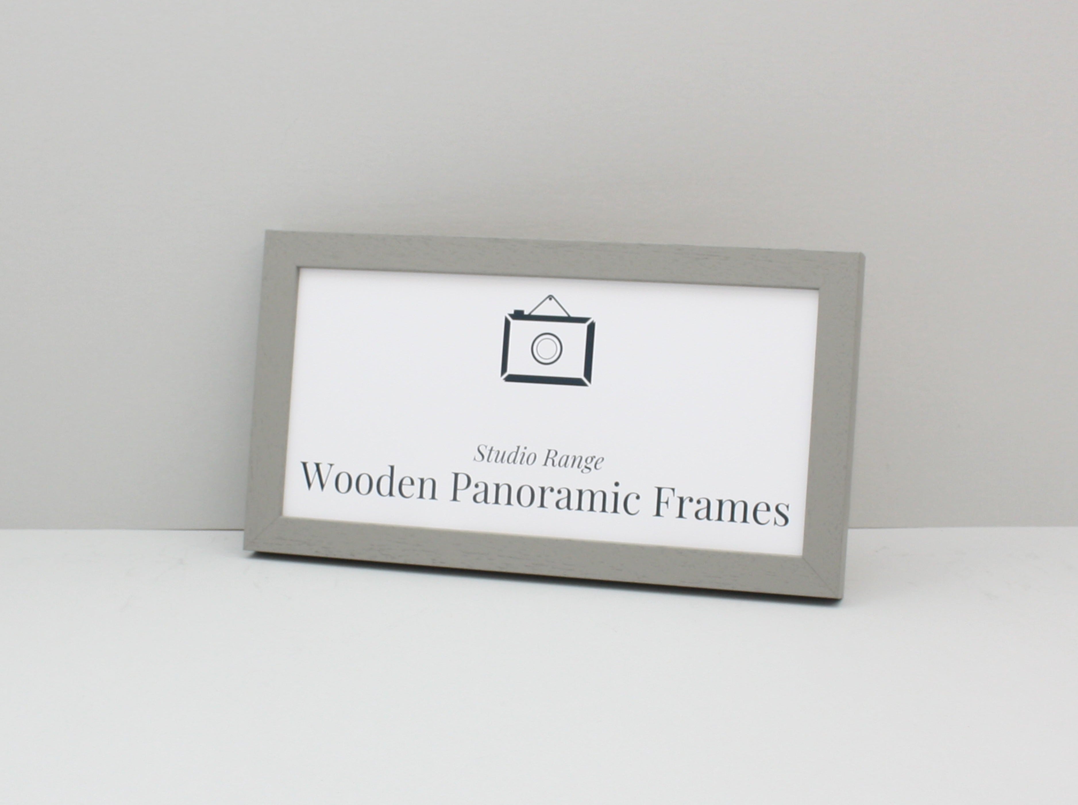 Pale Grey Panoramic Picture Frames - Studio Range – PhotoFramesandMore