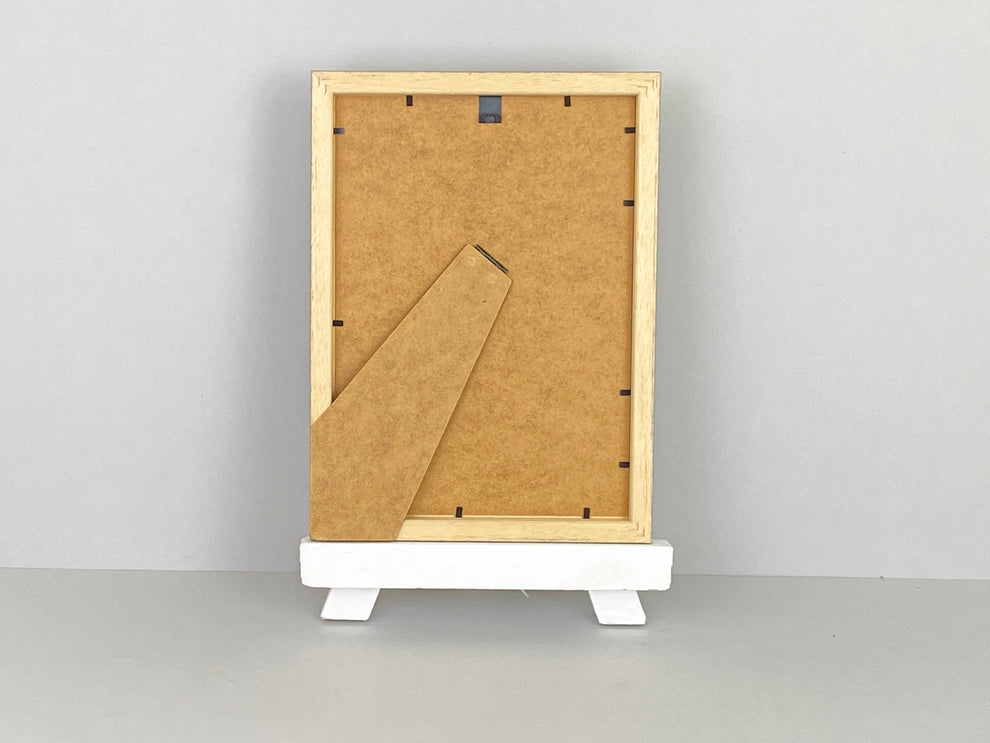 Personalised Caption Frames. A4 Frame with 8x6" Photo. Your Text and P ...