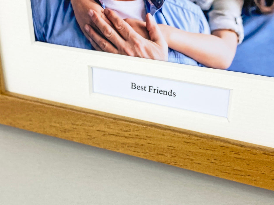 Personalised Caption Frames | Your text and Photo in a frame ...