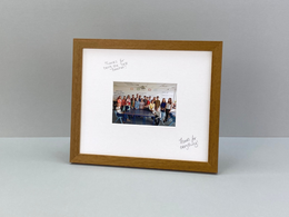 Signing Frames. Your photo with plenty of space for signatures. The pe ...